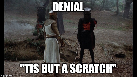 The Black Knight Will Never Give up | The MarkoZen Blog